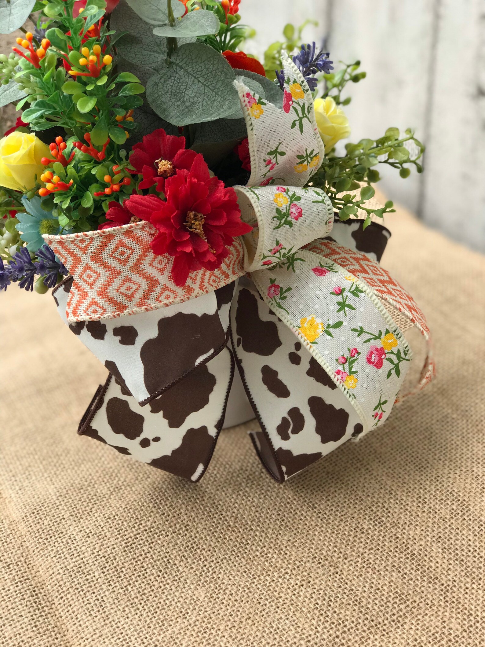 Cow Decor Centerpiece 𝐟𝐨𝐫 Home Summer Centerpiece Mug Decor - Etsy New ...