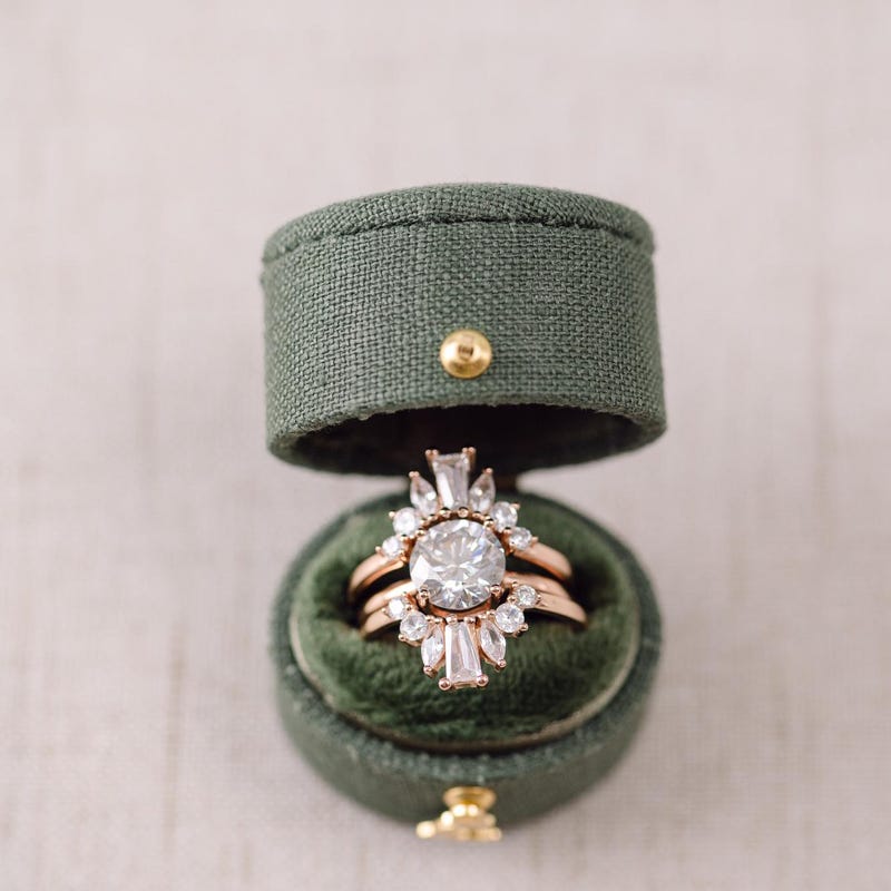 Vintage Gold Ring Boxes - Etsy