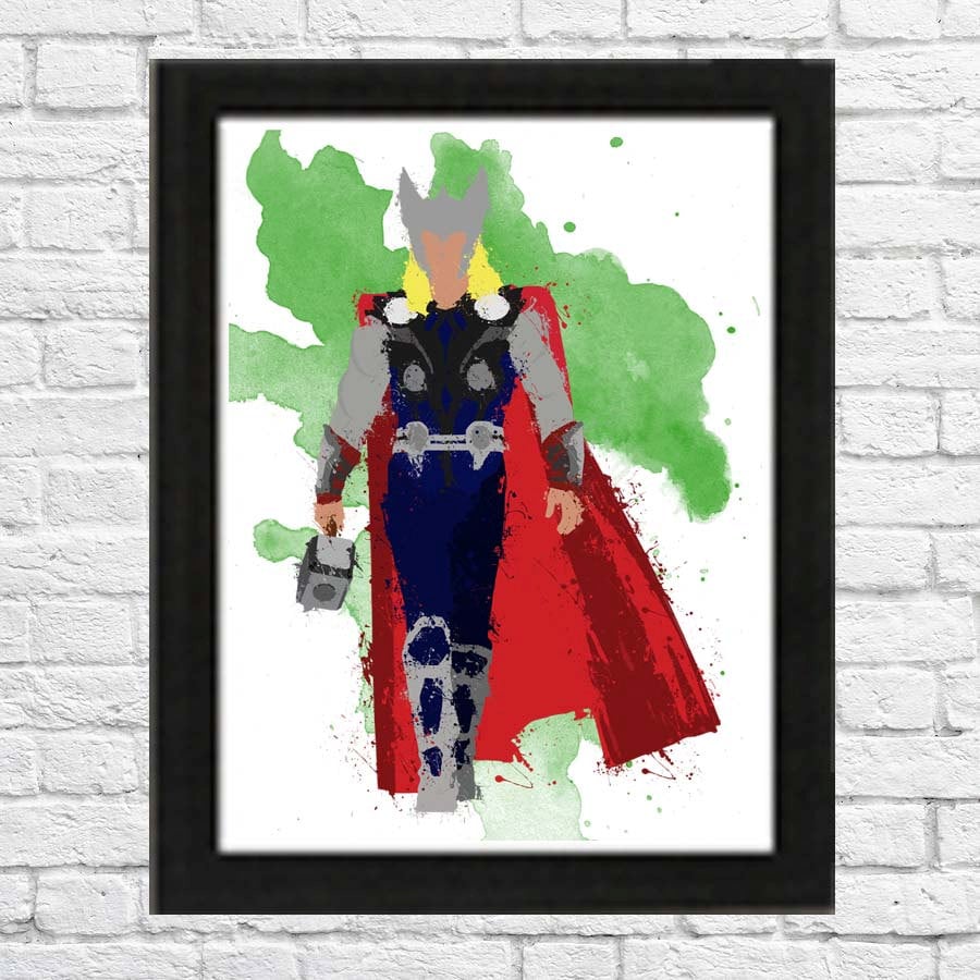 Avenger's Thor Poster - Etsy