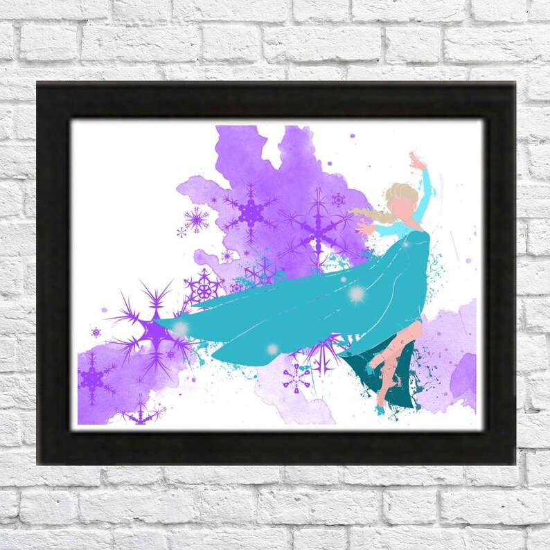 Frozen's Elsa Poster - Etsy