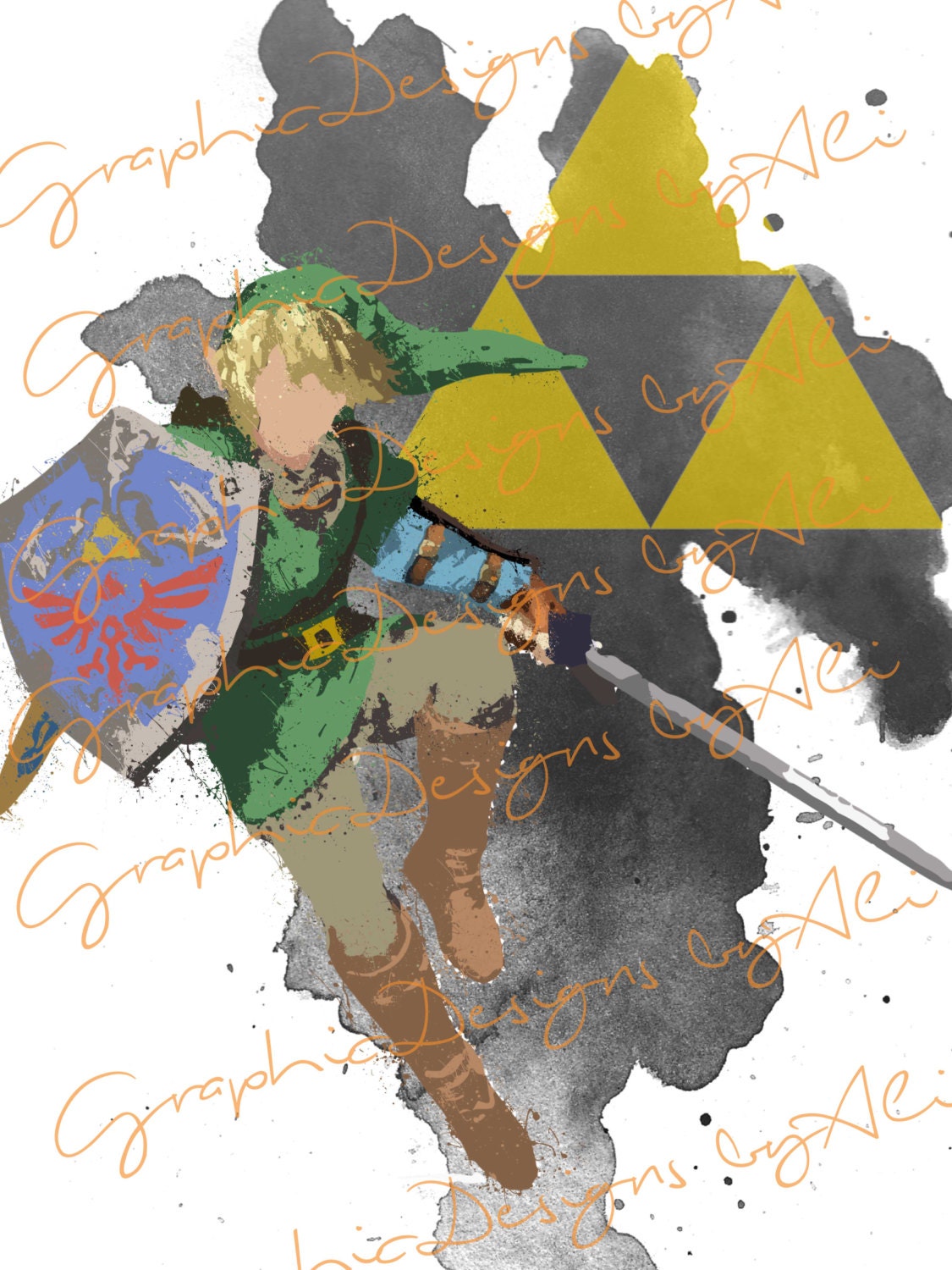 Legend of Zelda - Link Poster - Etsy