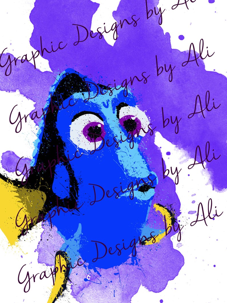 Finding Nemo's Dory Poster - Etsy