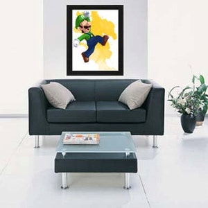 Mario Brothers - Luigi Poster - Etsy