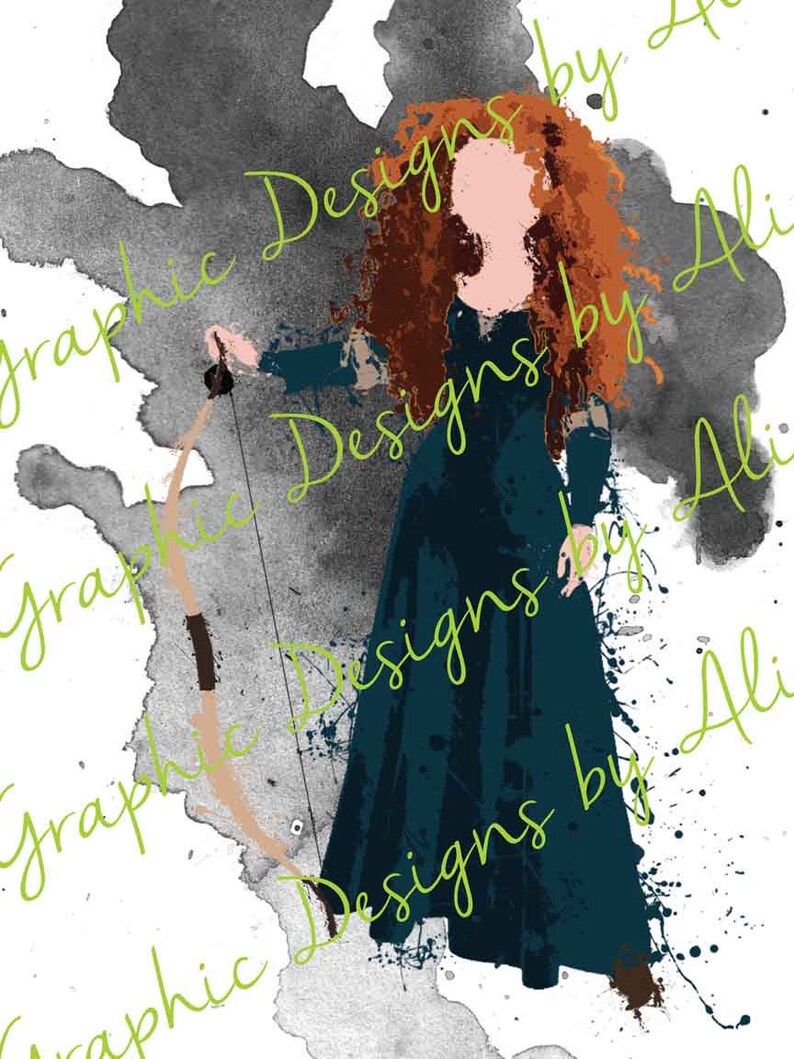 Brave's Merida Poster - Etsy
