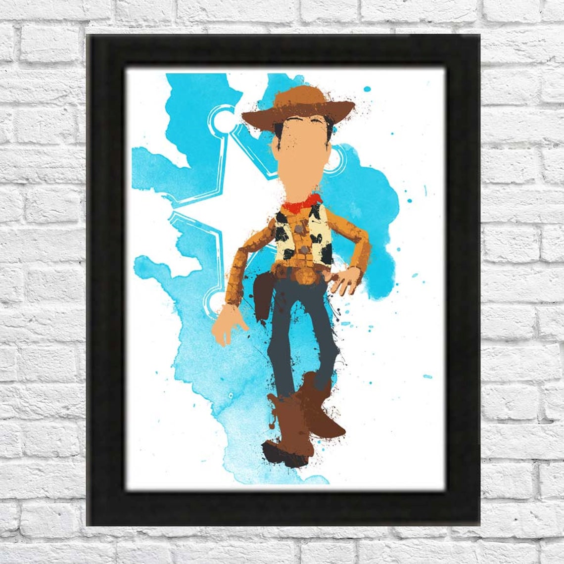 Toy Story's Woody Minimalist Poster - Etsy