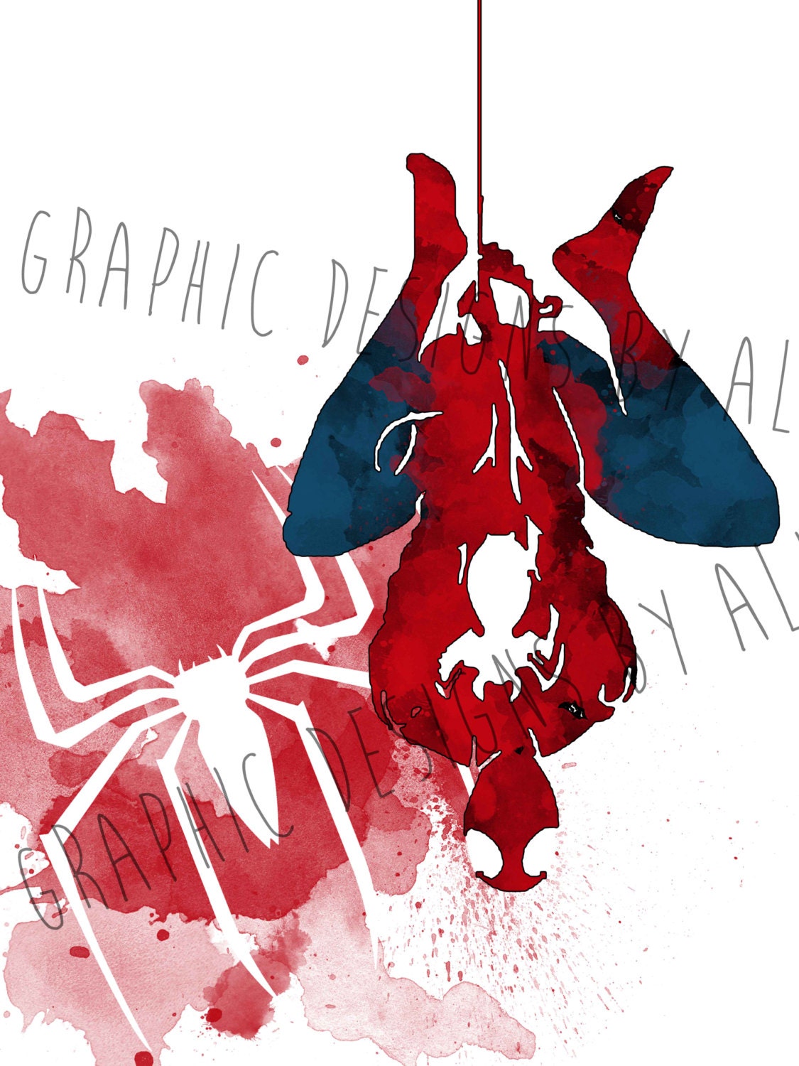 Spiderman Poster - Etsy