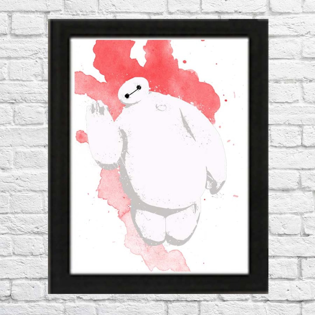 Big Hero 6's Baymax Minimalist Poster - Etsy