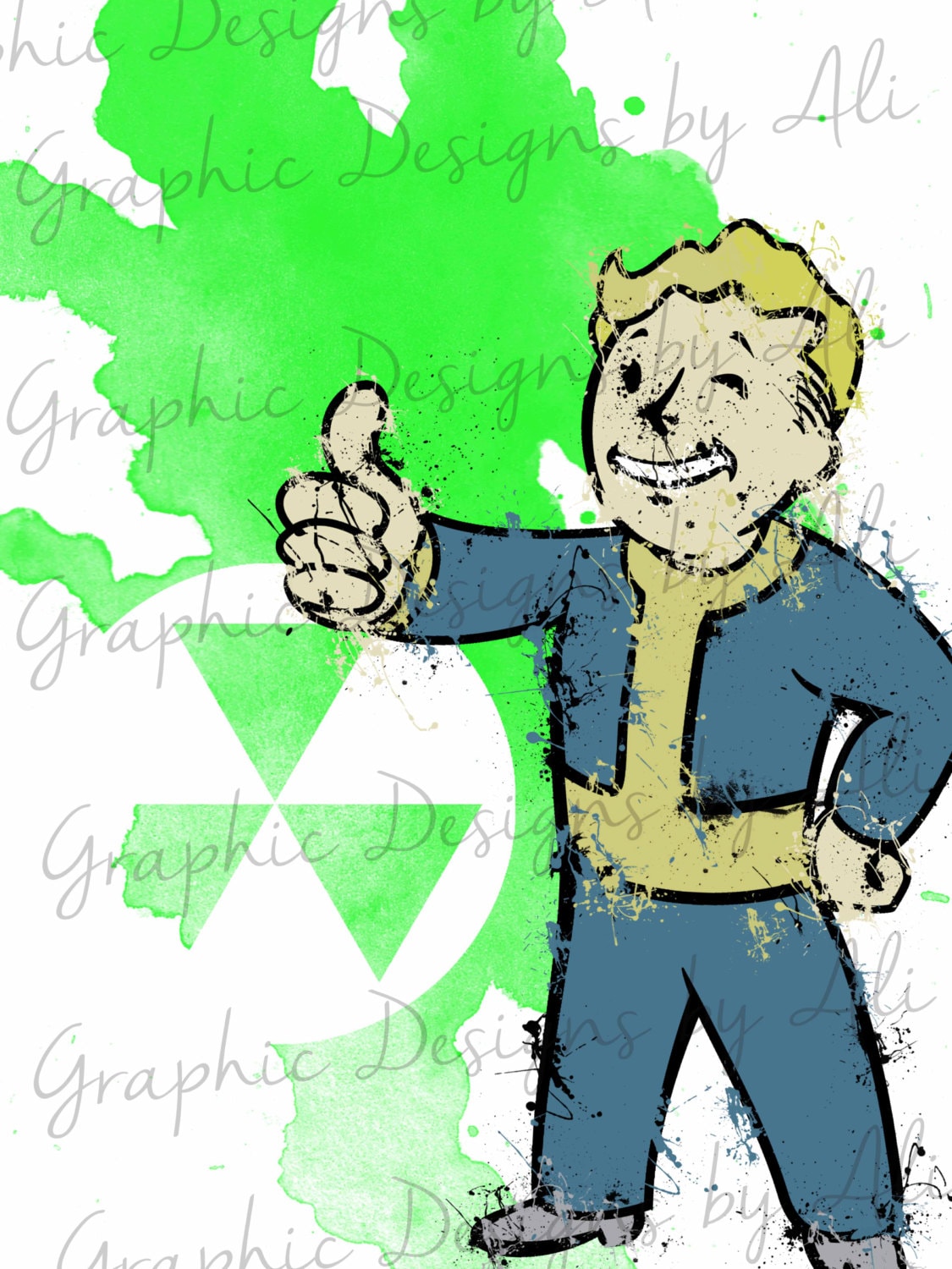 Fall Out- Vault Boy - Etsy