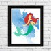 Little Mermaid Poster Minimalist Various Sizes Available - Etsy