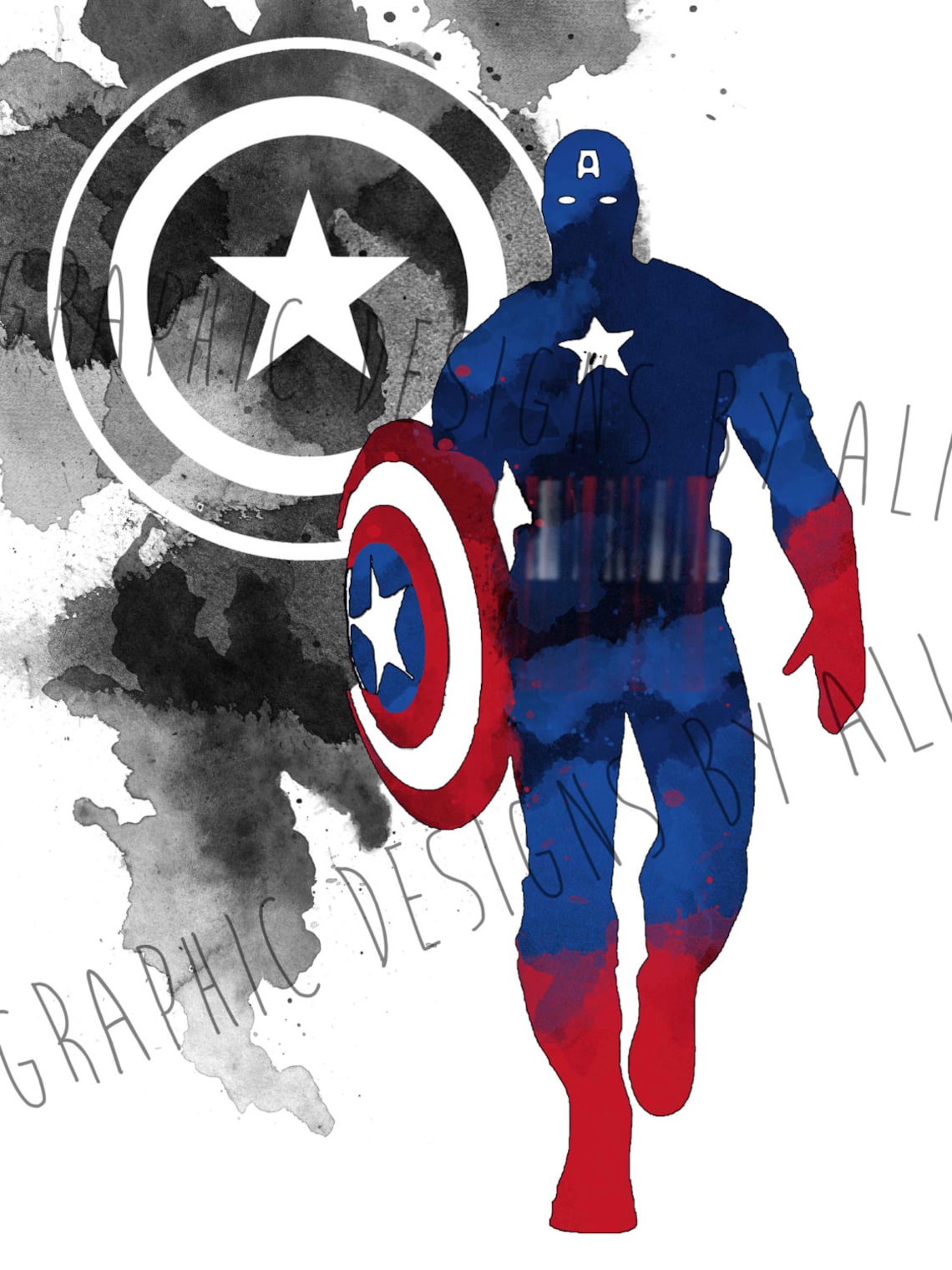 Captain America Poster - Etsy