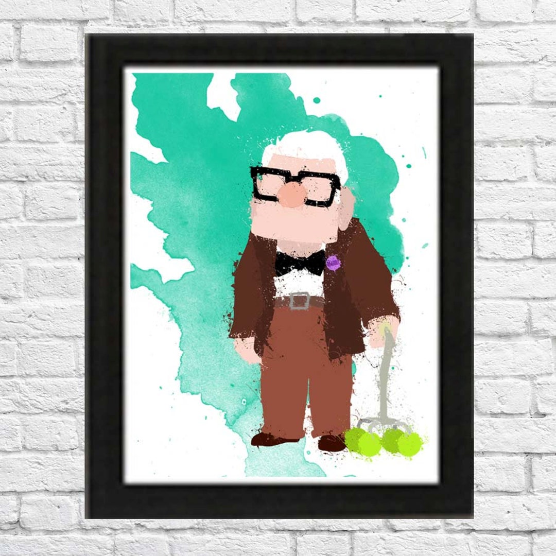 Up's Carl Minimalist Poster - Etsy