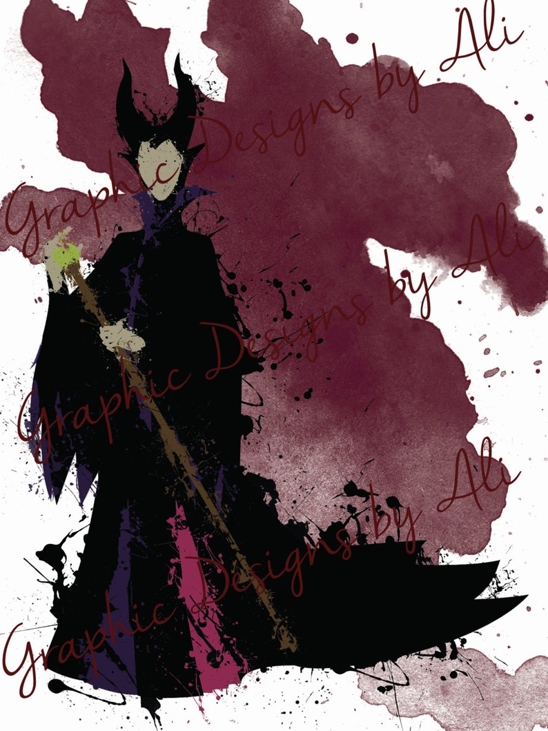 Sleeping Beauty's Maleficent Poster - Etsy