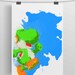 Mario Brothers - Yoshi Poster - Etsy