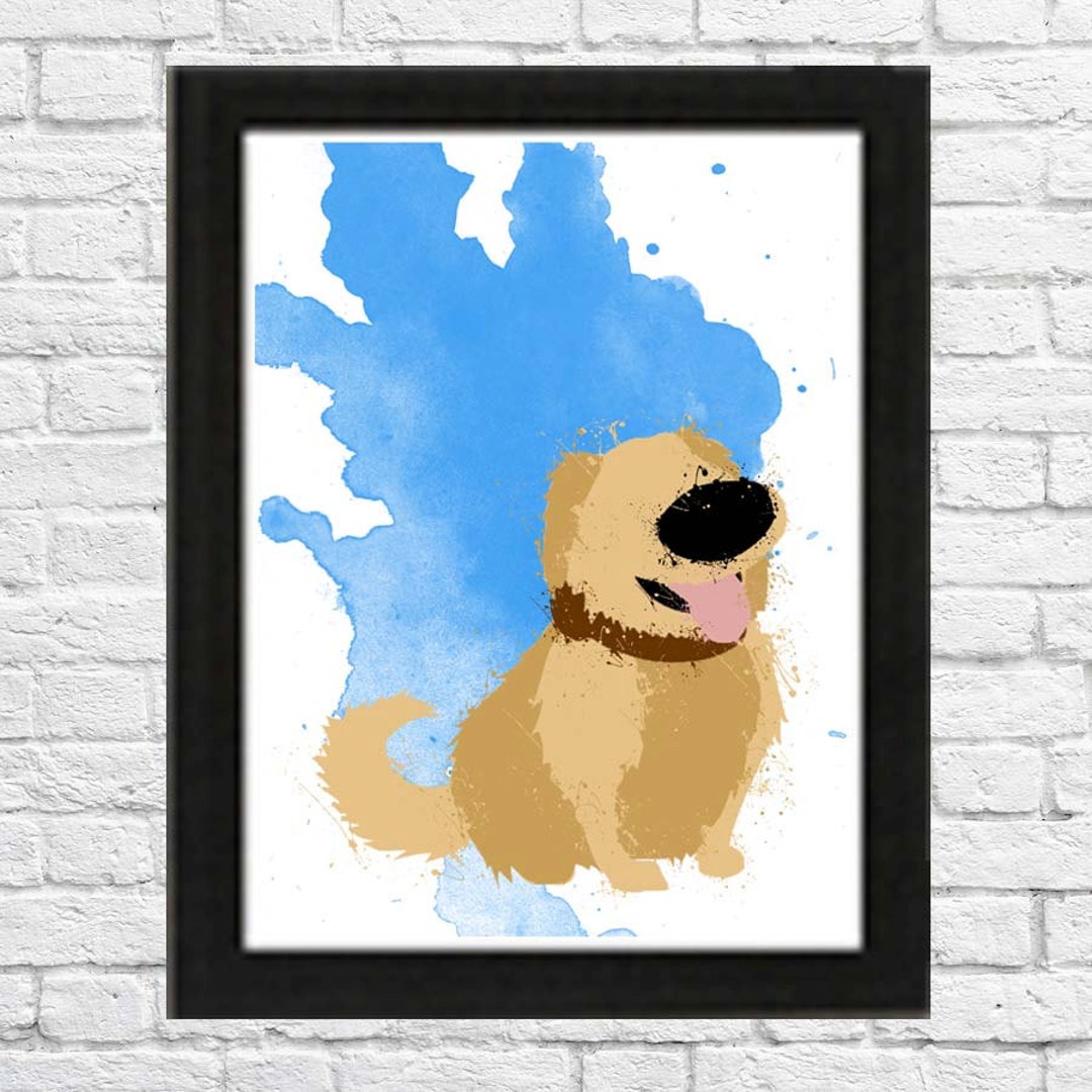 Up's Dog Minimalist Poster - Etsy