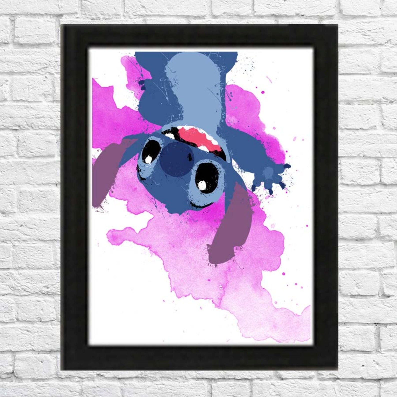 Lilo & Stitch's Stitch Minimalist Various Sizes Available - Etsy