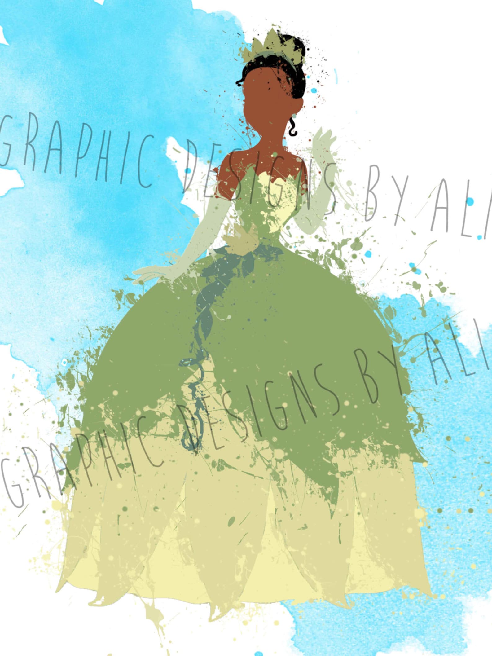 Princess and the Frog's Tiana Poster - Etsy