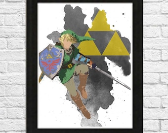 Legend of Zelda NES Poster - Etsy