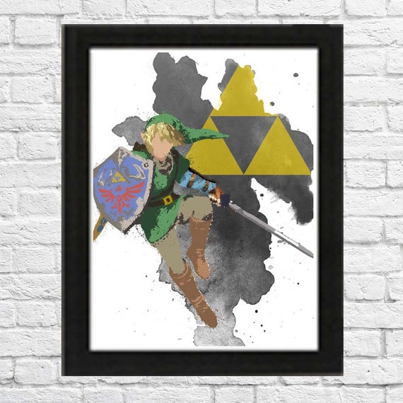 Legend of Zelda Link Poster | Etsy