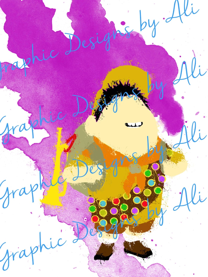 Up's Russell Minimalist Poster - Etsy