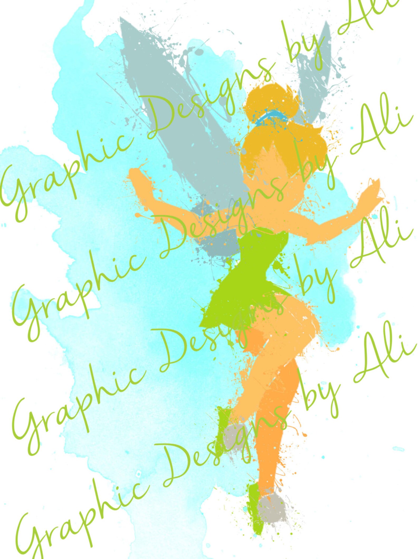 Peter Pan's Tinkerbell Poster - Etsy