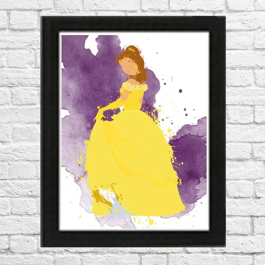 Beauty and the Beast's Belle Poster - Etsy