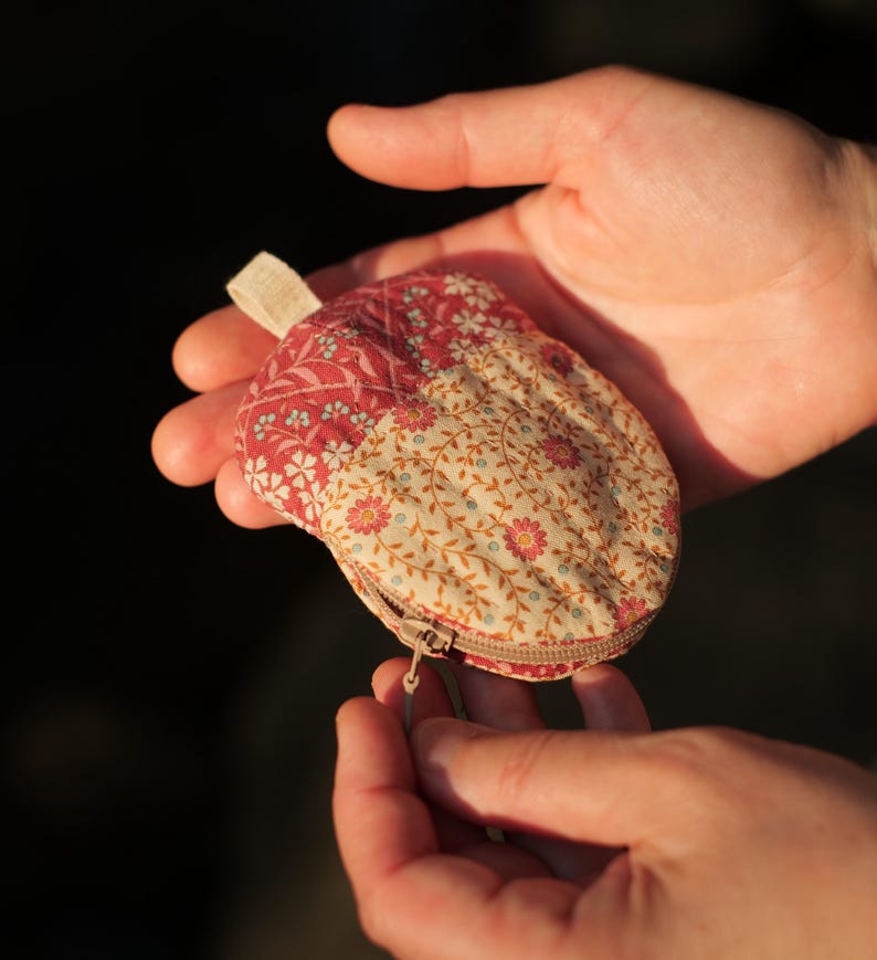Acorn Spool Holder PDF Sewing Pattern | Patchwork Coin Purse, Key Pouch ...