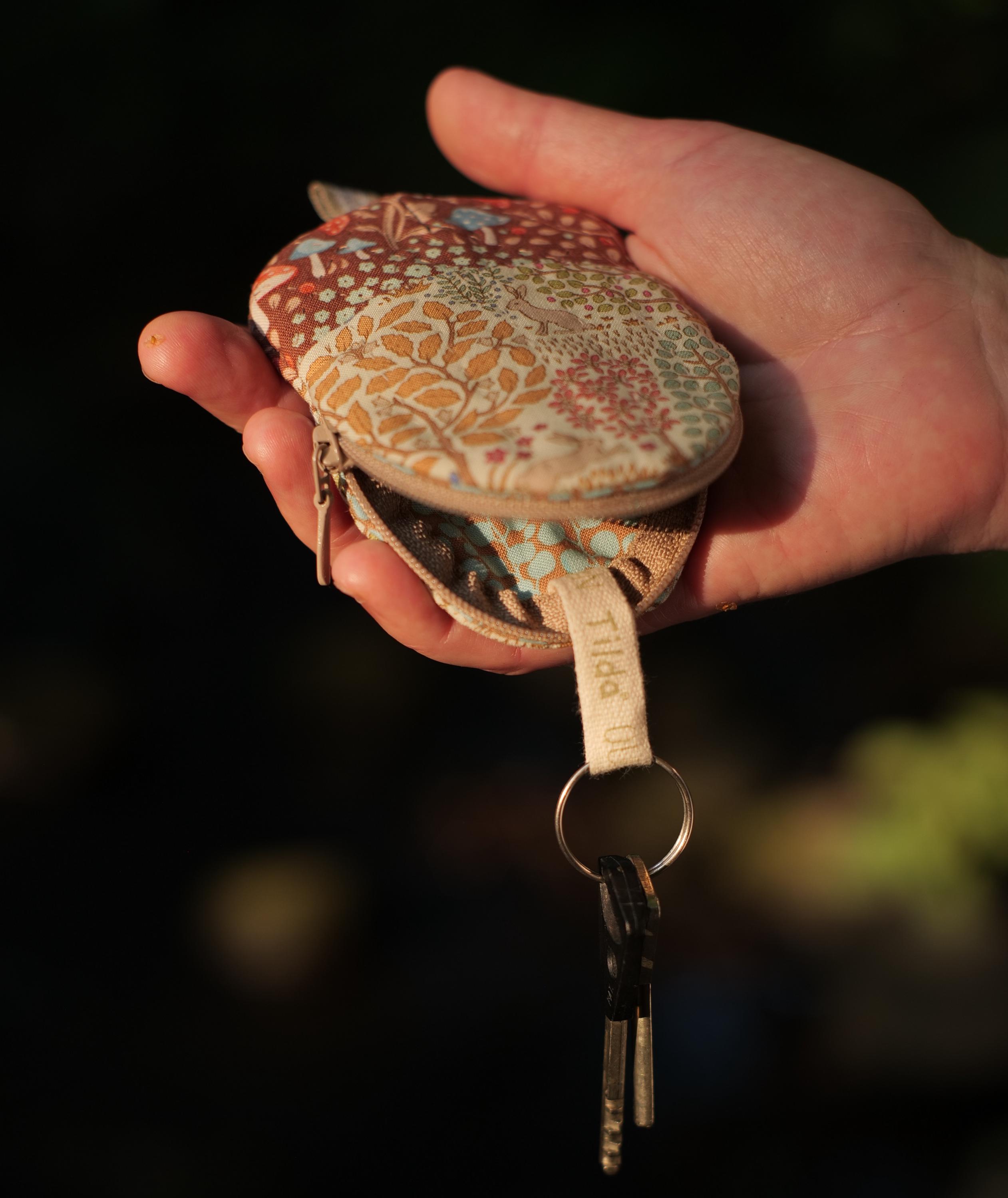Acorn Spool Holder PDF Sewing Pattern | Patchwork Coin Purse, Key Pouch ...