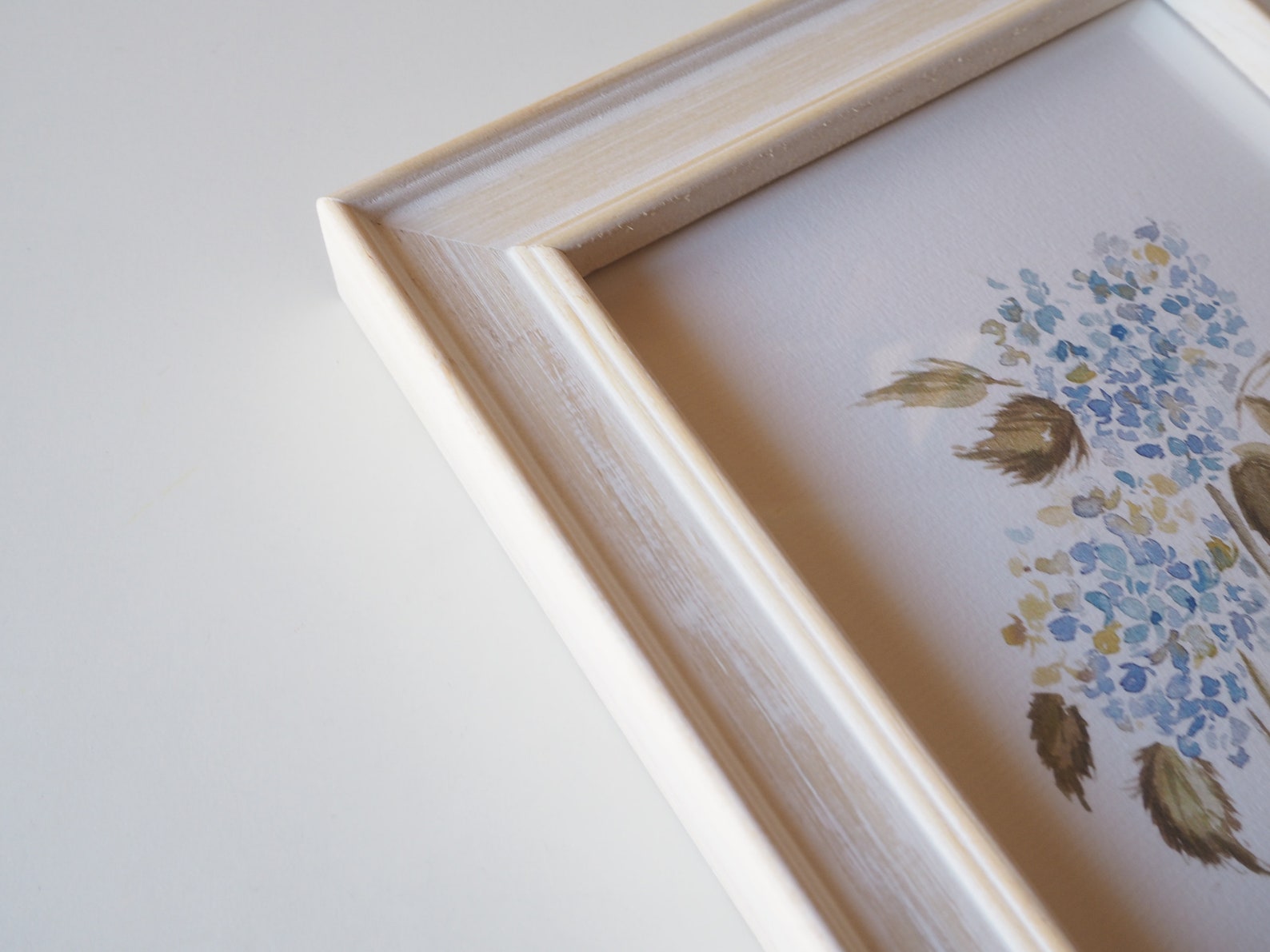 Blue Hydrangea Print for Aesthetic Room Decor, Botanical Artwork Ideal ...