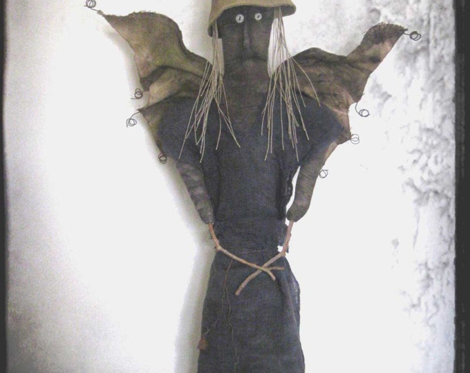 PDF Sewing Pattern - Primitive Witch Doll - Prim Halloween Decor ...