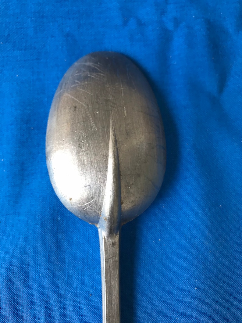 18th Century Hanoverian Style Pewter Spoon medium | Etsy