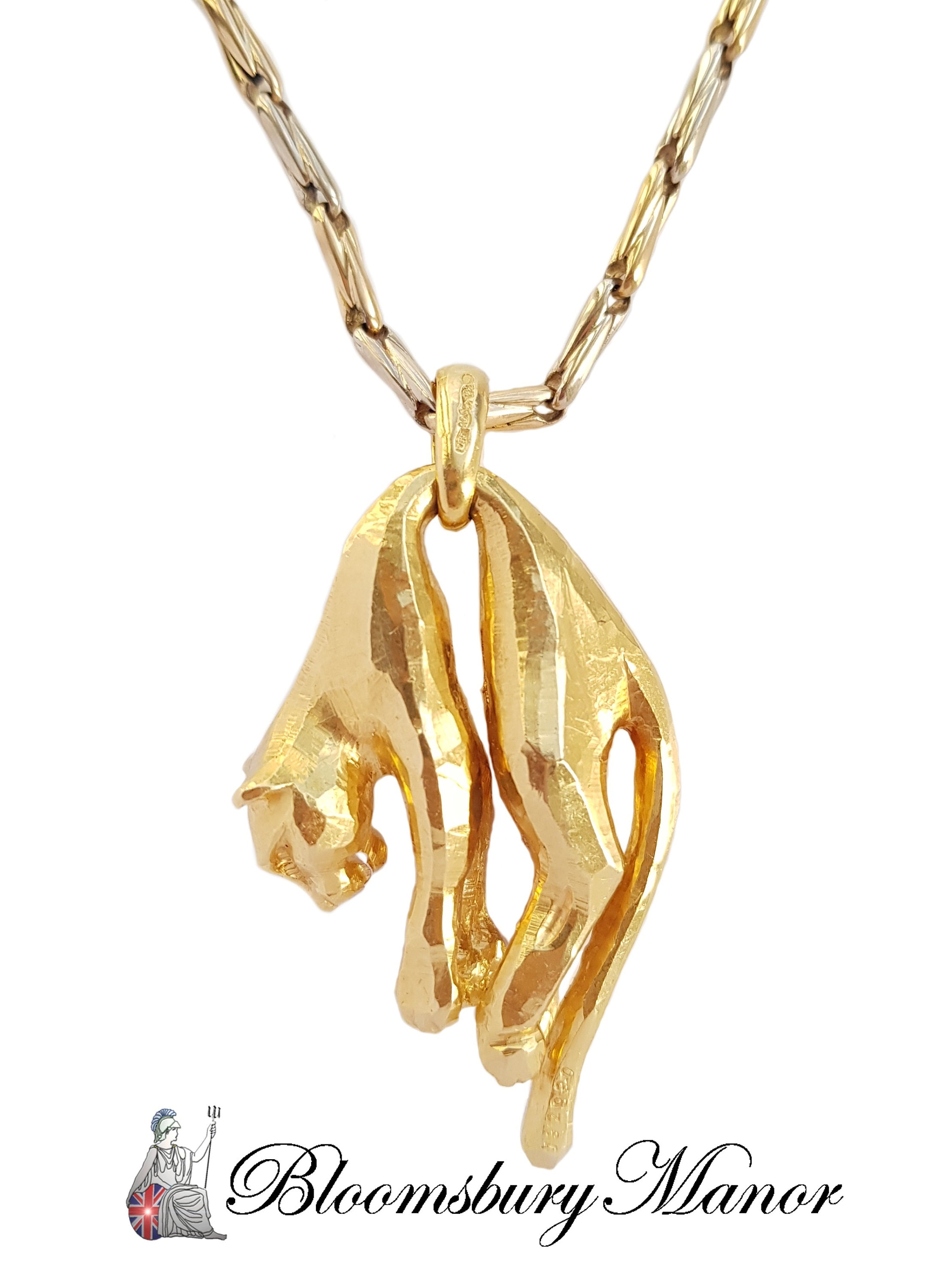 Vintage 1981 Cartier Panthere Molle Pendant Necklace With - Etsy