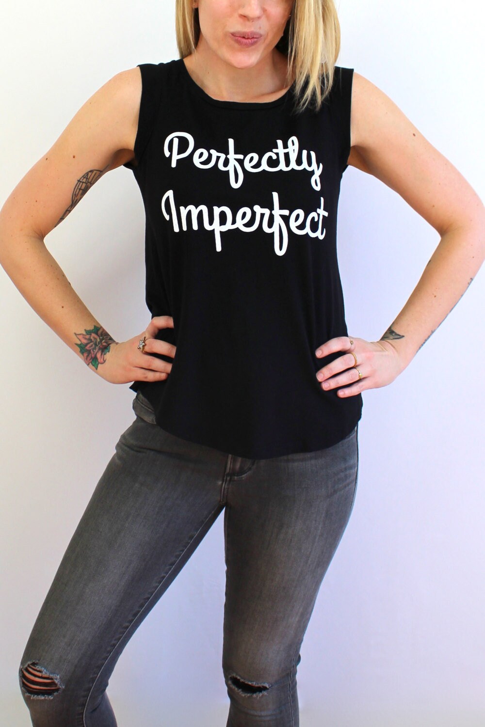 Perfectly Imperfect Body Positive Graphic Tee - Etsy