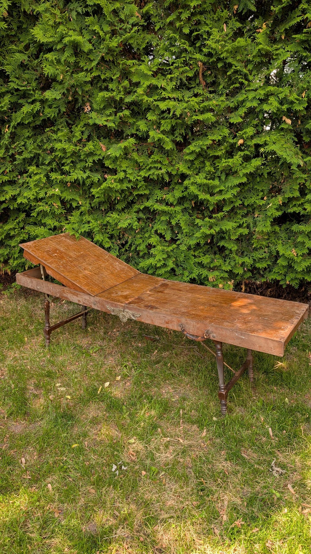 Antique Mortuary Cooling Embalming Table Portable Ile-aux-grues Funeral ...
