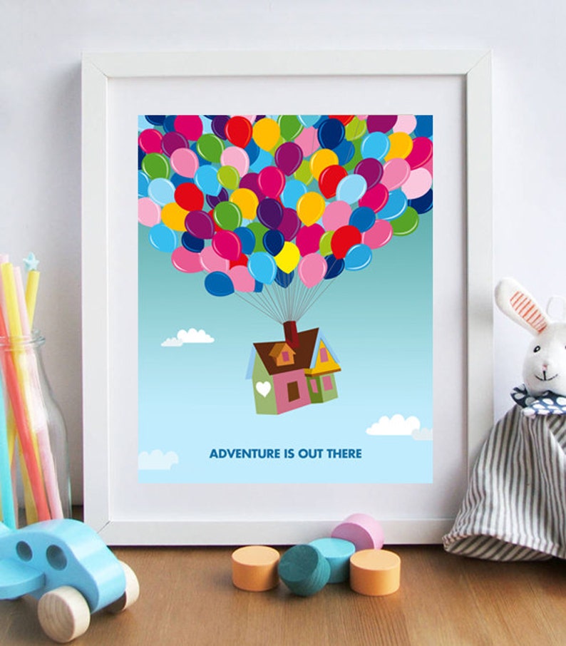 Printable up Inspired Poster Adventure is Out There Movie - Etsy