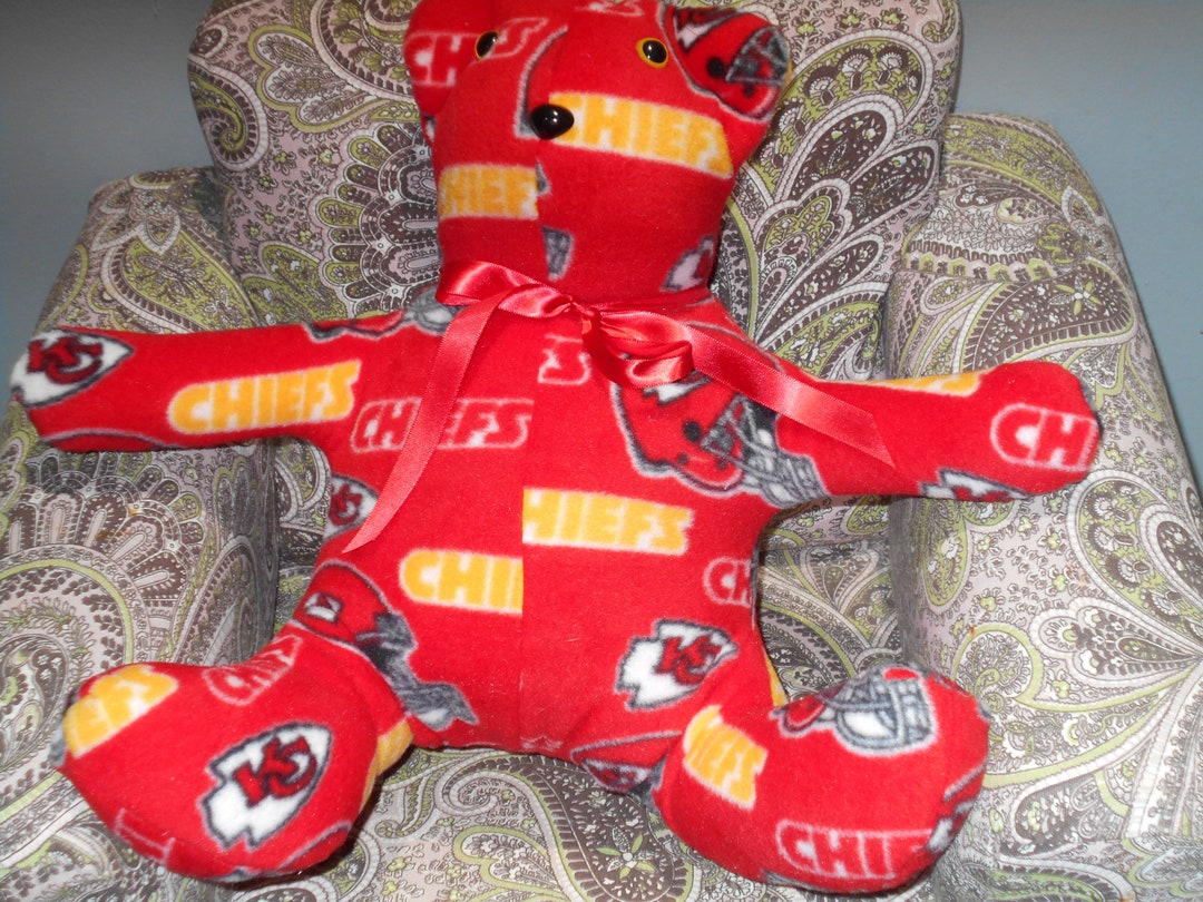Kansas City Chiefs Stuffed Bear - Etsy