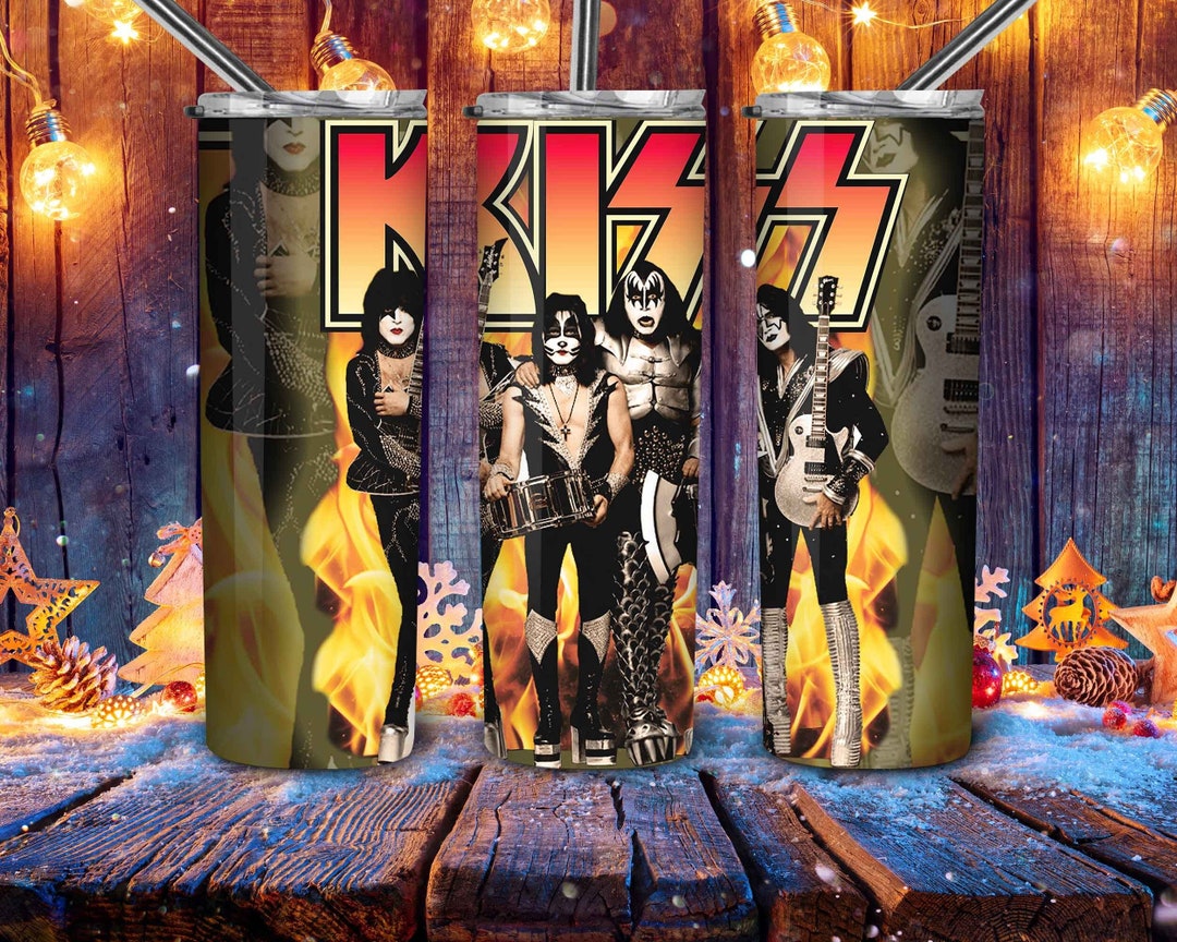 Kiss Band Tumbler 20 Oz Skinny Stitch Tumbler Sublimation Designs, Full ...