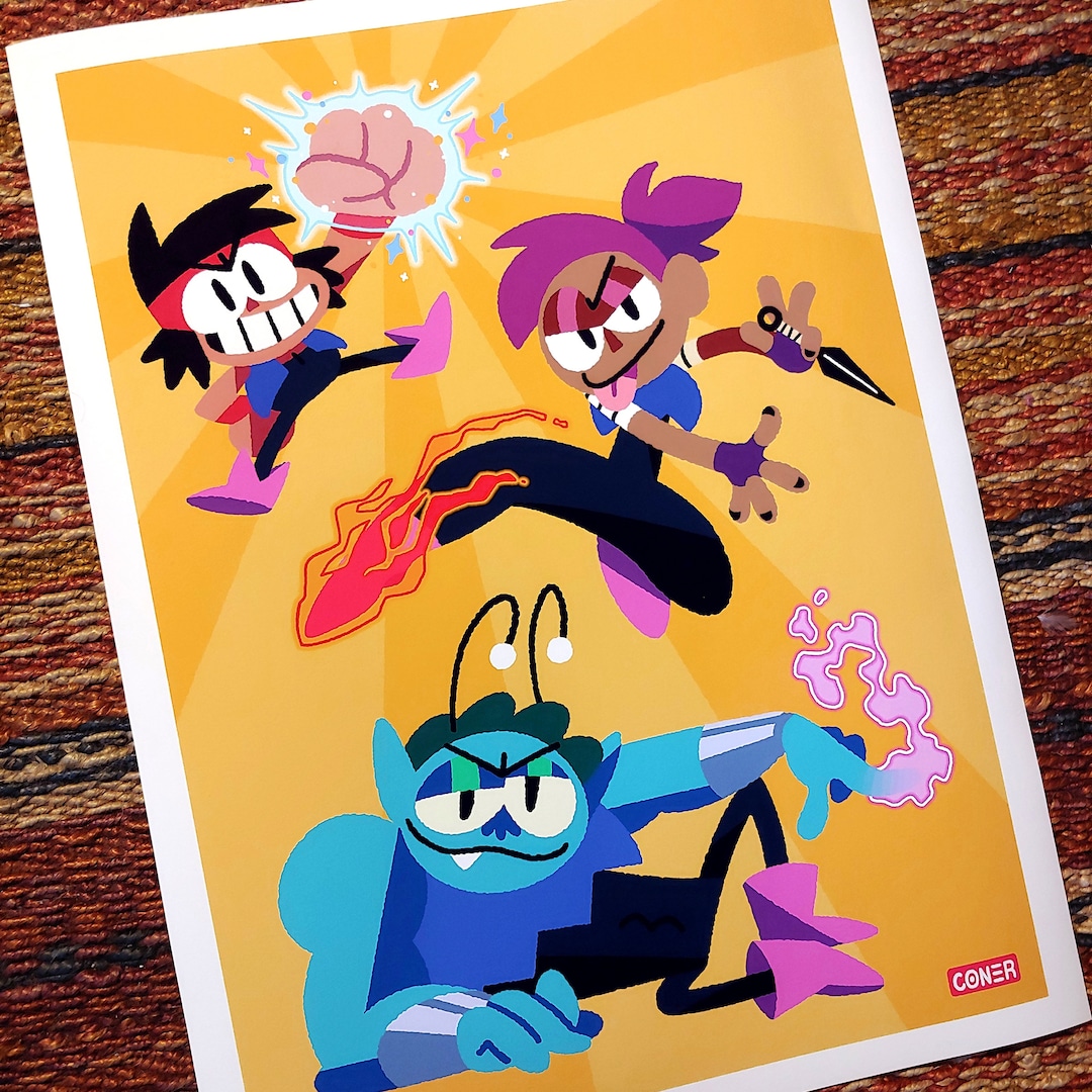 Bodega Men, Assemble Ok KO Art Print W/ FREE STICKER - Etsy