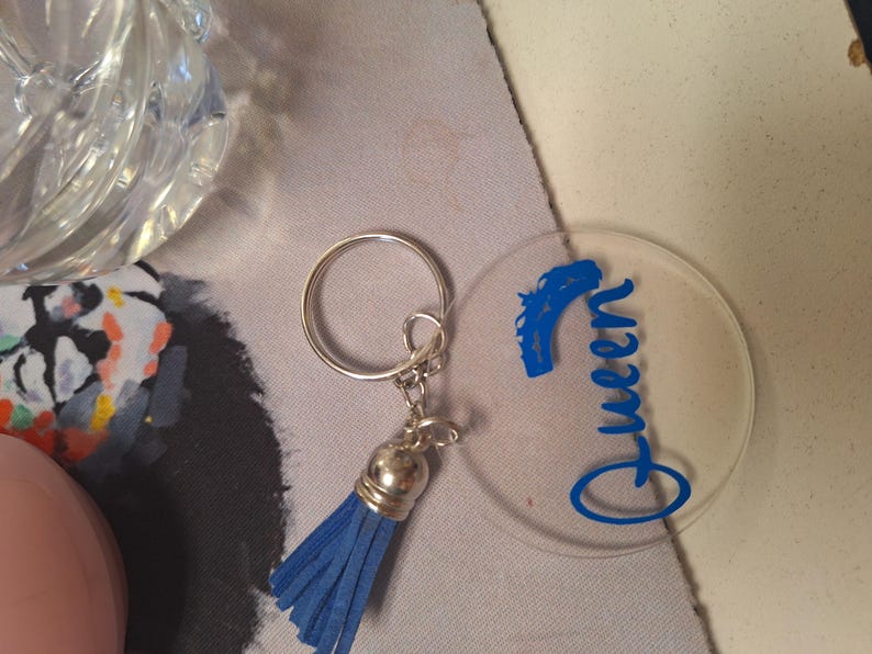 Custom Clear Acrylic Keychains - Etsy