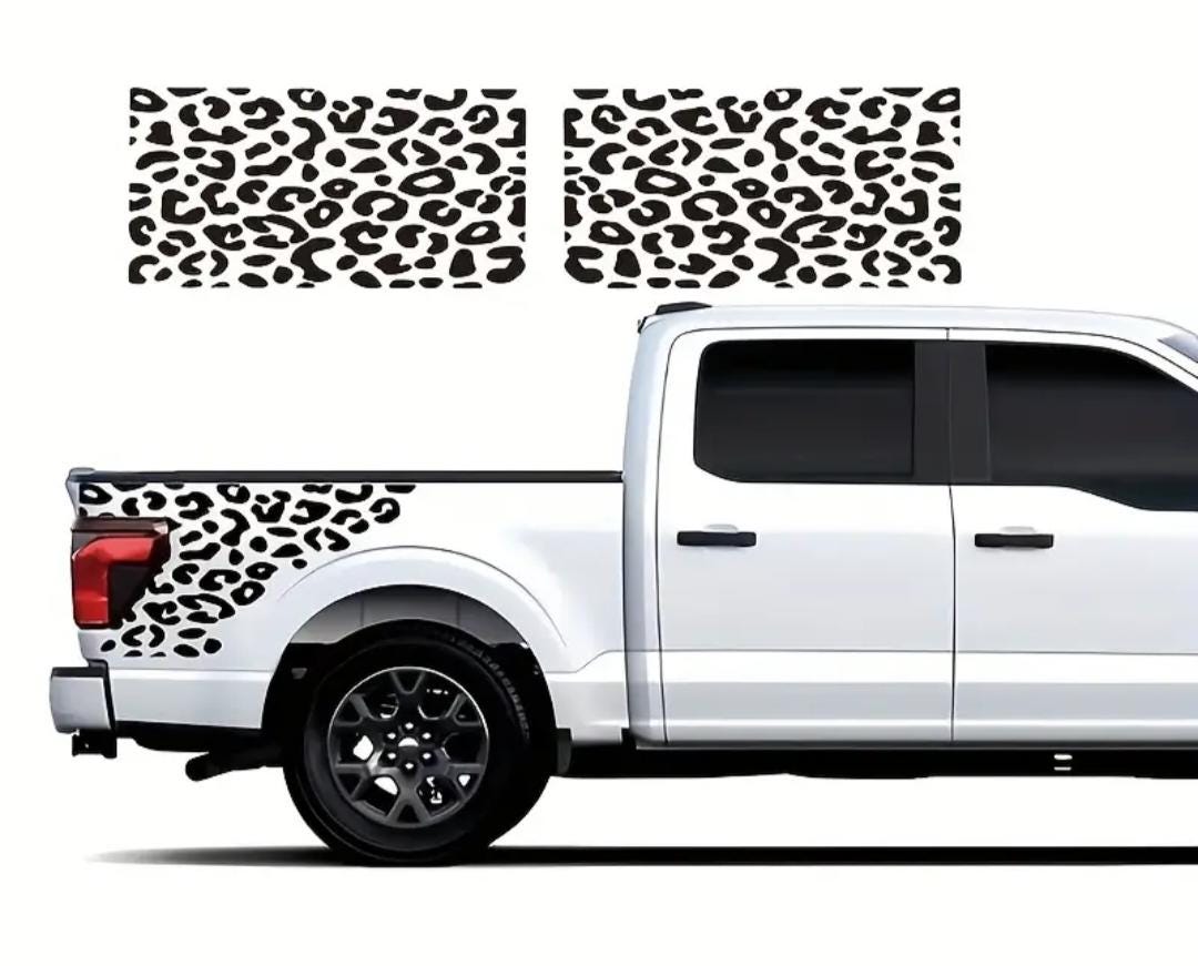 Vinyl Leopard Car Decal - Etsy
