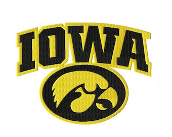 Iowa hawkeyes logo | Etsy