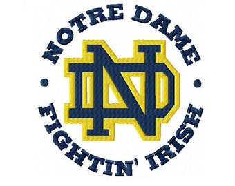 Notre dame logo | Etsy