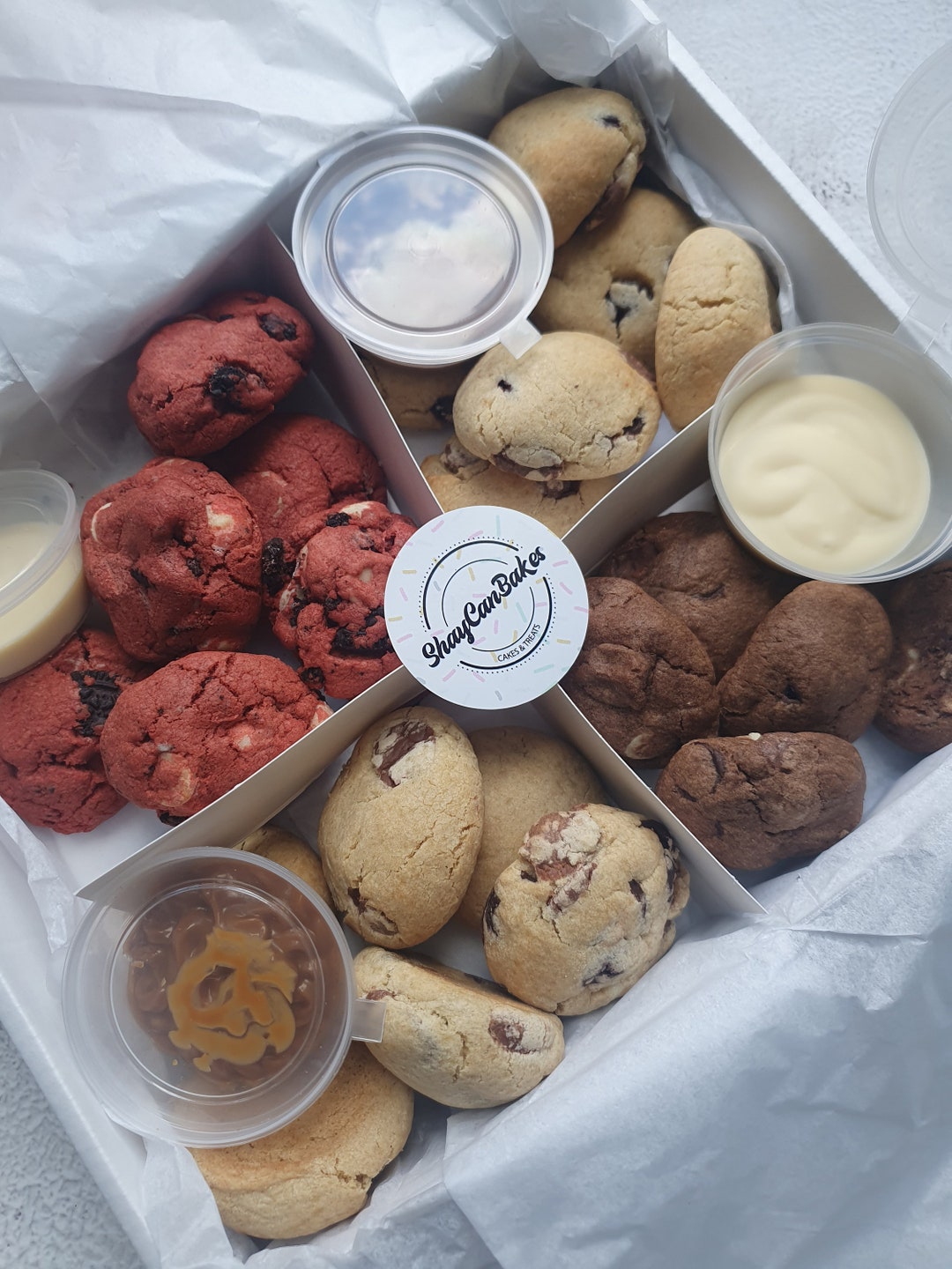 Mini Dunk's Cookies With Dips - Etsy UK