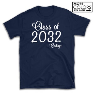 Class of 2035 Shirt Any Graduation Year Back to School Personalized ...