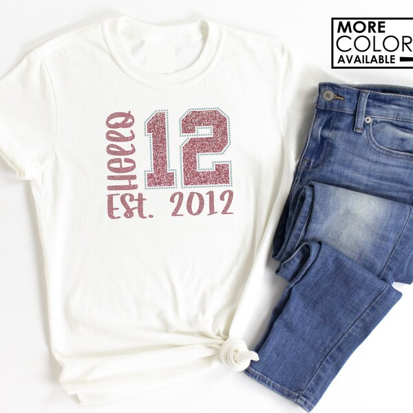 12th Birthday Shirt - Etsy