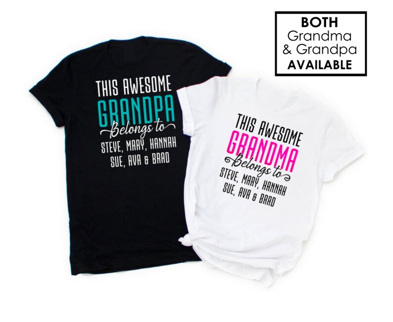 Personalized Grandpa Shirt Grandkids Names Custom Grandpa | Etsy Personalized Grandpa Shirt Grandkids Names Custom Grandpa | Etsy