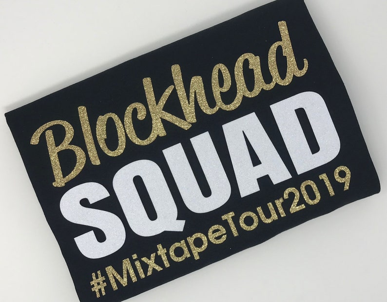 Blockhead Squad Custom Hashtag Shirt Personalize the Colors - Etsy