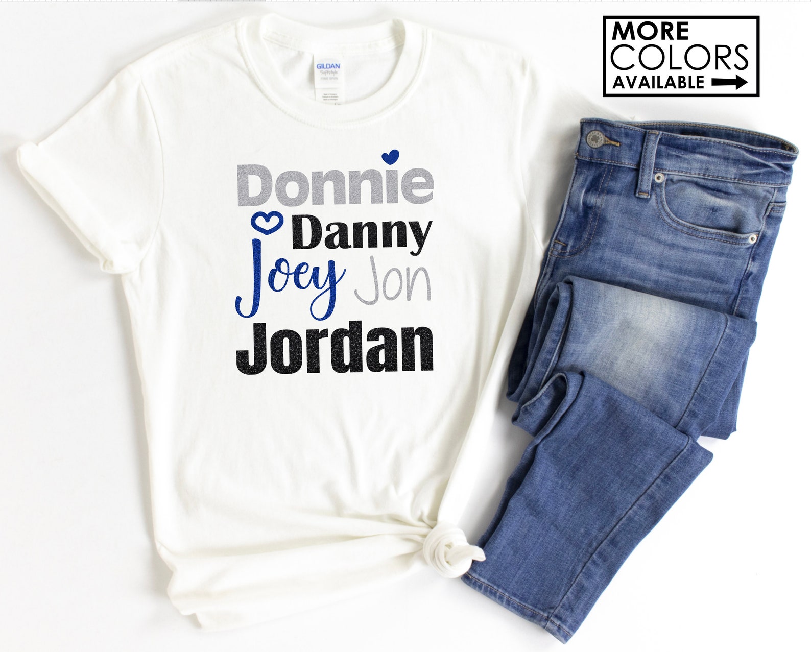 Donnie Danny Joey Jon and Jordan Shirt Personalize the - Etsy