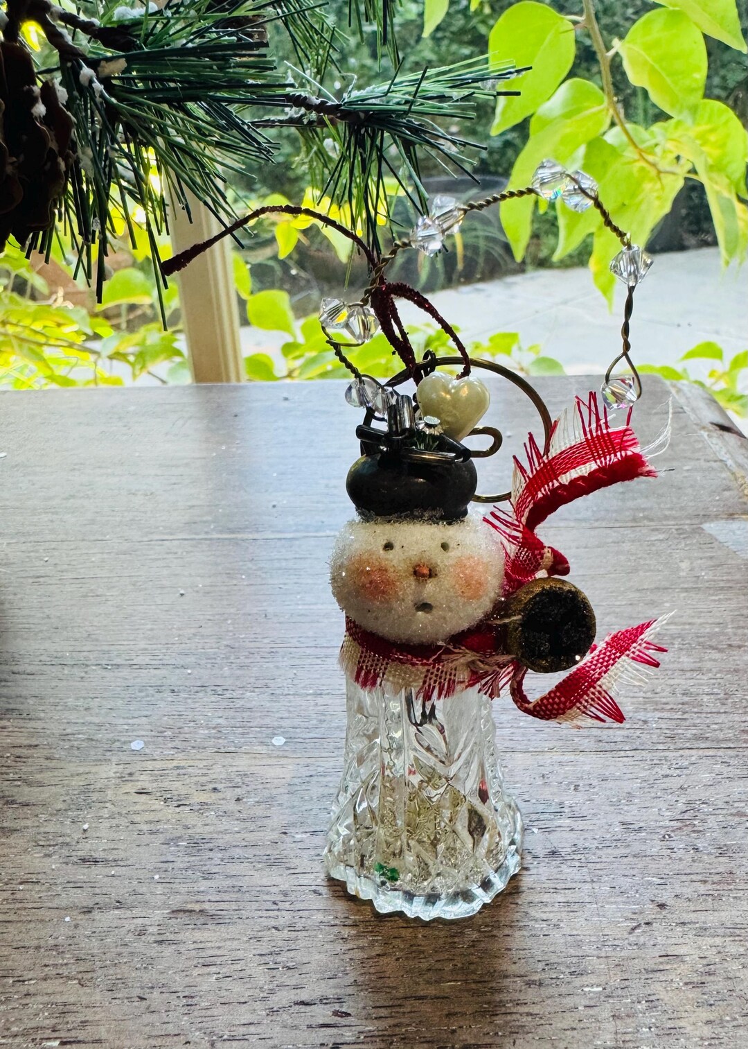RIVER HANDMADE SNOWMAN - Etsy