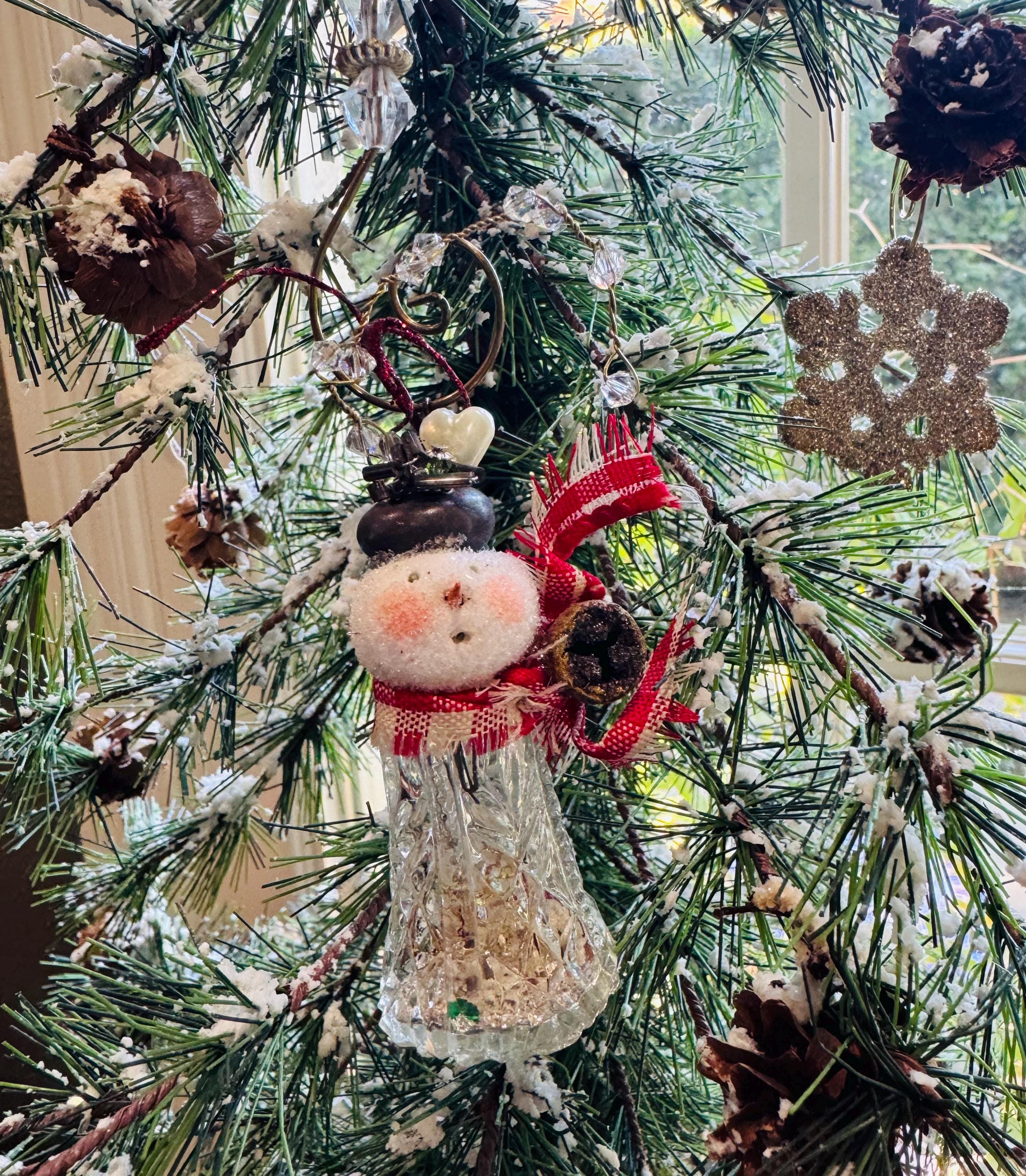 RIVER HANDMADE SNOWMAN - Etsy