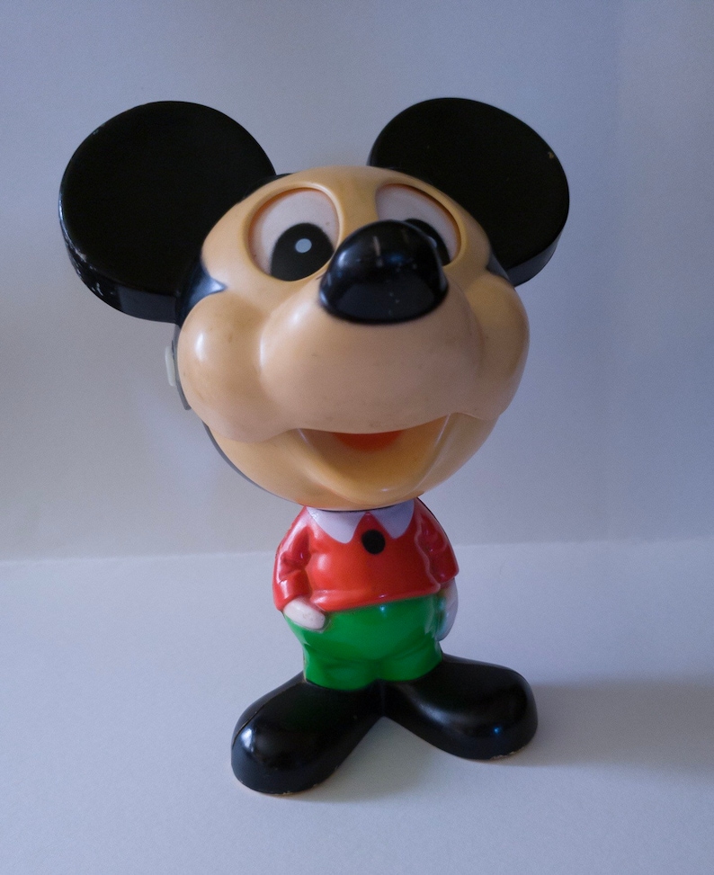 Talking Mickey Mouse Pull Toy - Etsy
